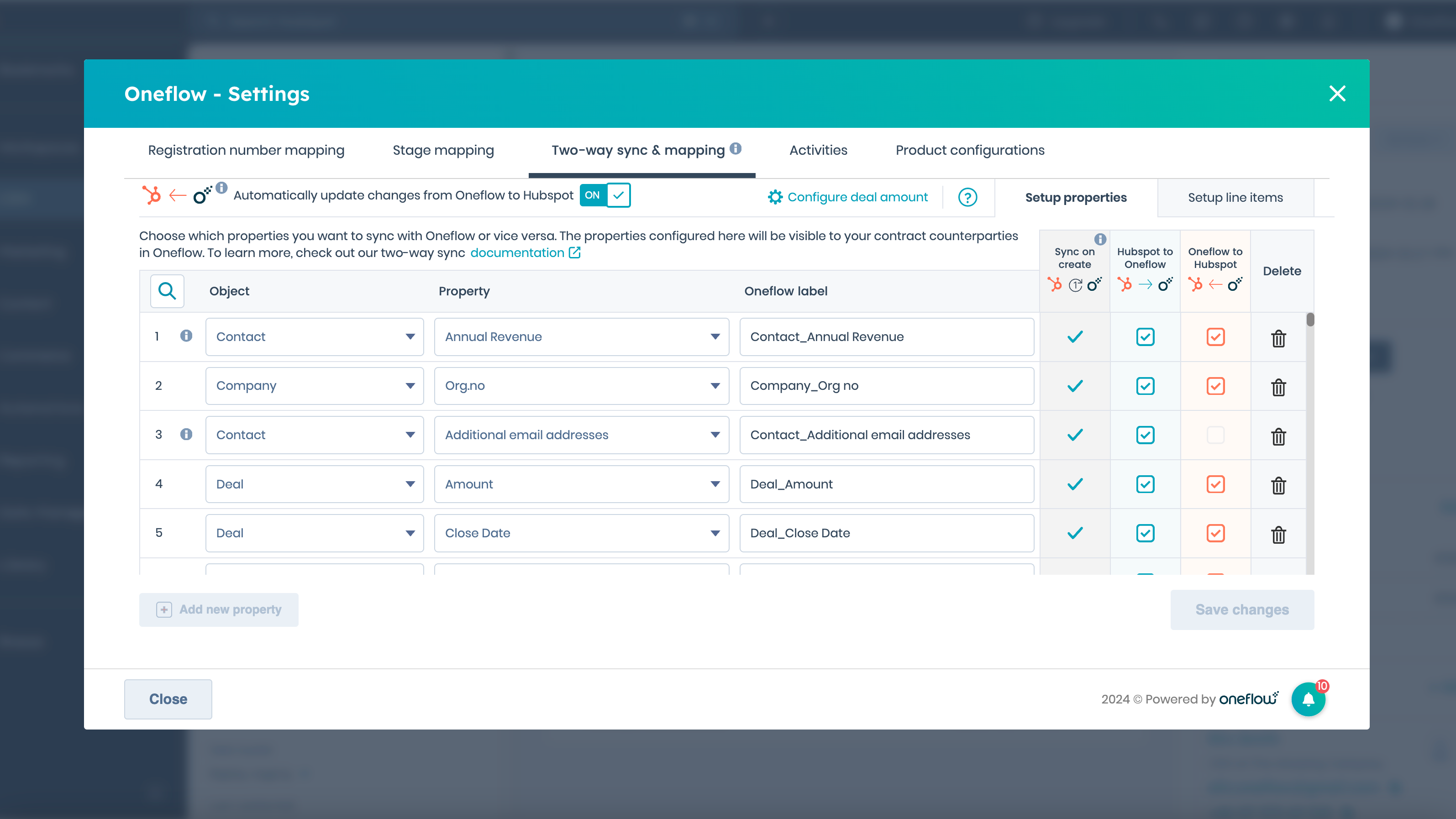 Oneflow HubSpot Integration | Connect Them Today